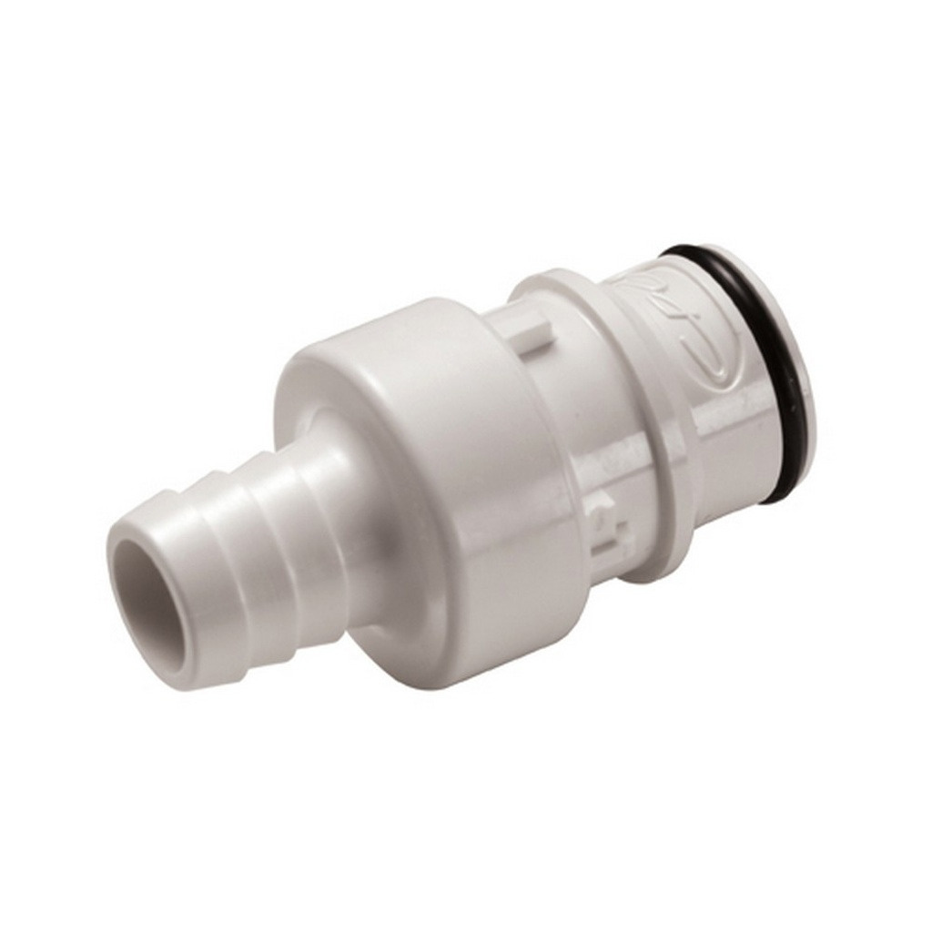CPC HFC35 1/2 in. Hose Barb Quick Disconnect Insert w/ Shutoff